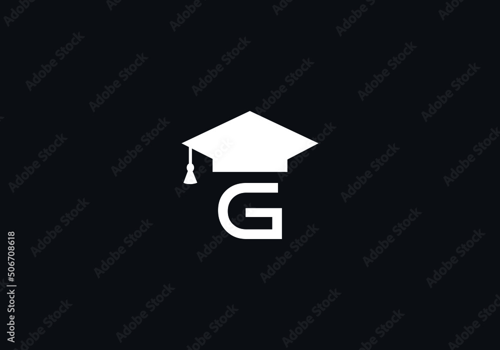 Educational logo and sign vector and Graduation cap design with the ...