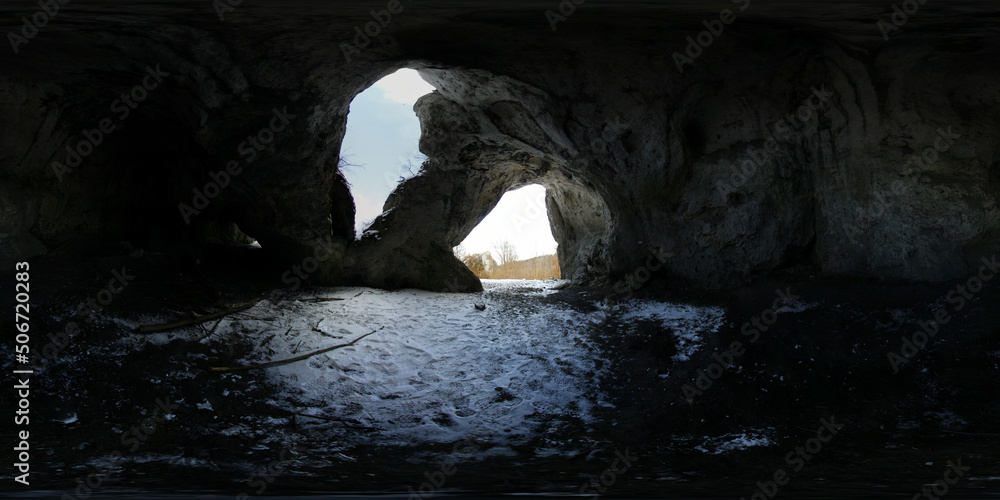 Polish Jura Cave HDRI Panorama foto de Stock | Adobe Stock