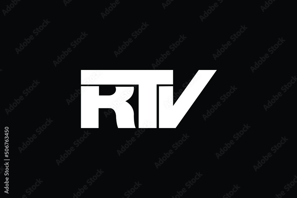 Letter RTV Logo Alphabet Design Icon Vector Symbol Stock-Vektorgrafik ...