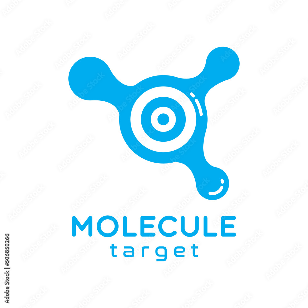 Molecule Bubble Link And Target Board - Icon Logo Design Inspiration ...