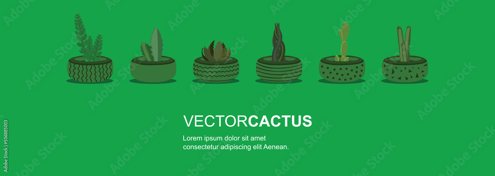 green trees, tropical leaves and leaf, trees vector template, cactus ...