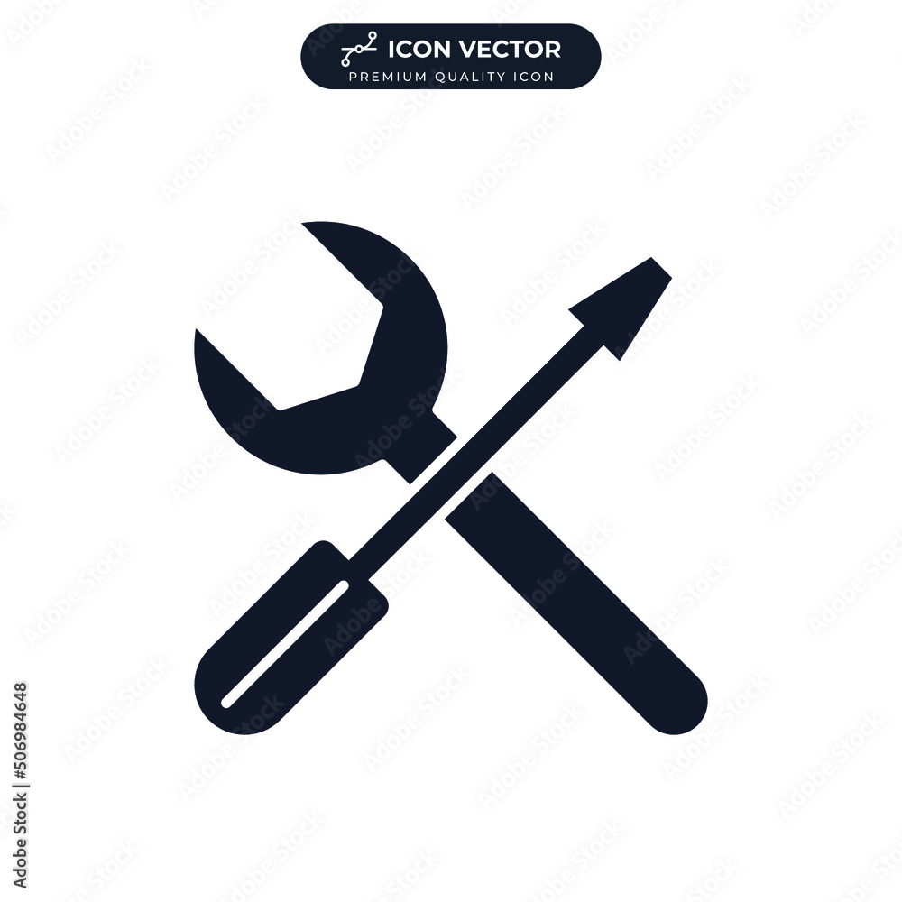 tools icon symbol template for graphic and web design collection logo ...