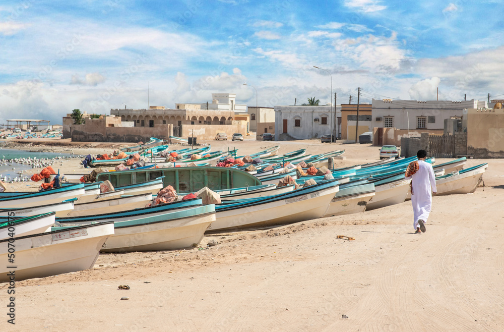 Muscat, Oman - surrounded by the green waters of the arabic sea, Oman ...
