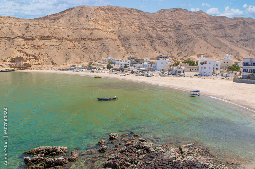 Muscat, Oman - surrounded by the green waters of the arabic sea, Oman ...