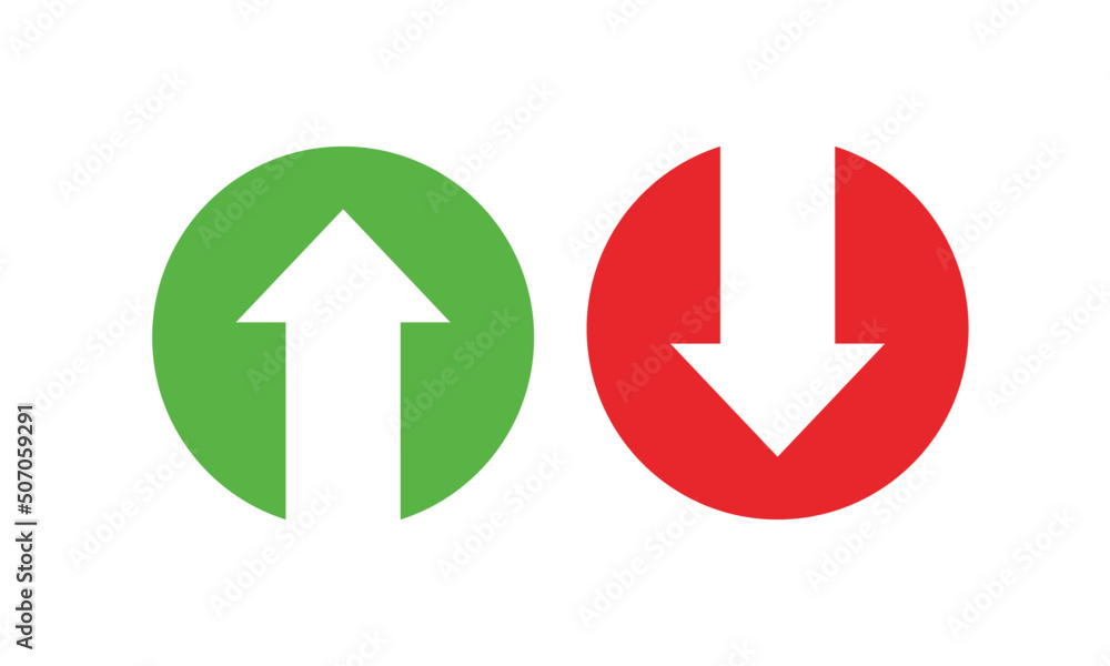 Green Up Arrow Icon