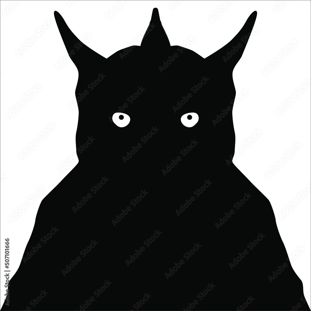 Mysterious Creature. Creepy, Horror, Scary, Mystery Visual Illustration ...