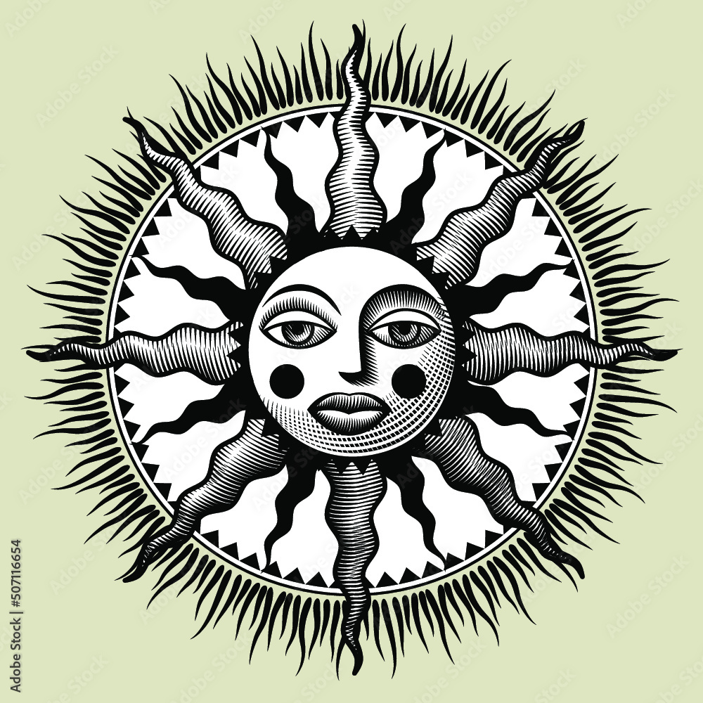 Engraved vintage drawing of a Vintage engraving stylized drawing of ...