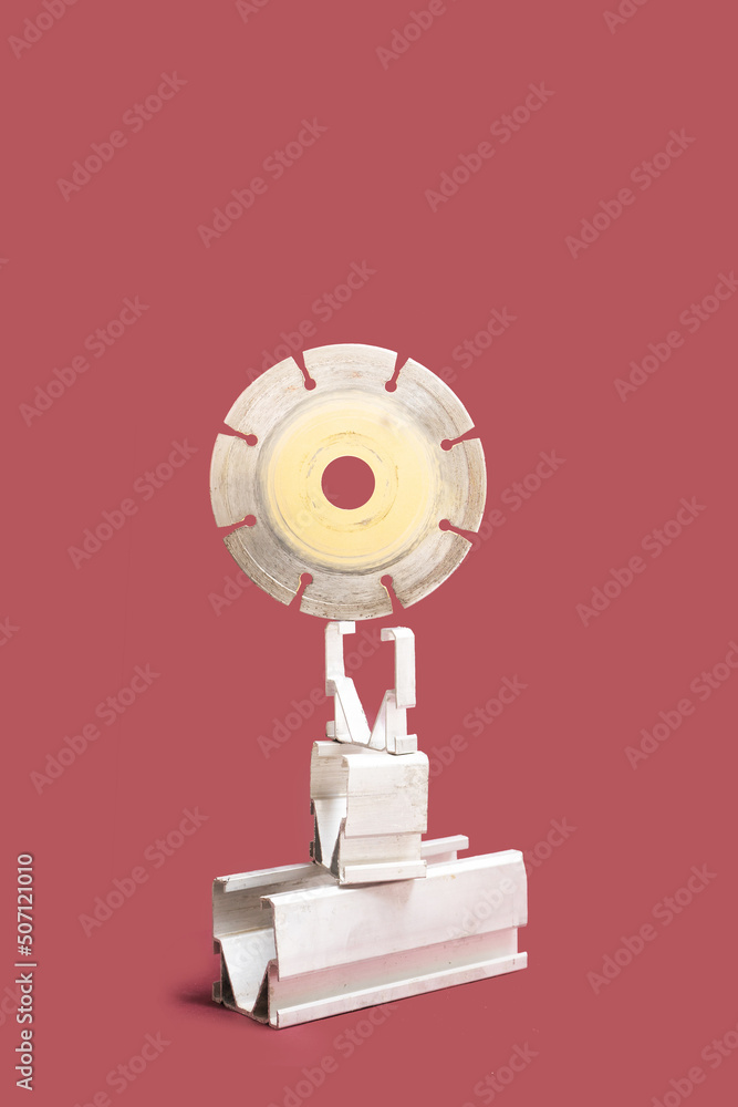 Artistic installation of adjustable solar panel mounting - saw ...