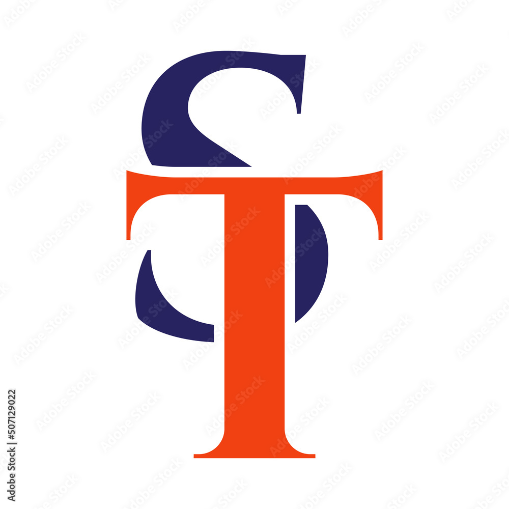Initial letter ST, TS logo design template. Monogram Letter ST luxury ... Initial letter ST, TS logo design template. Monogram Letter ST luxury ...