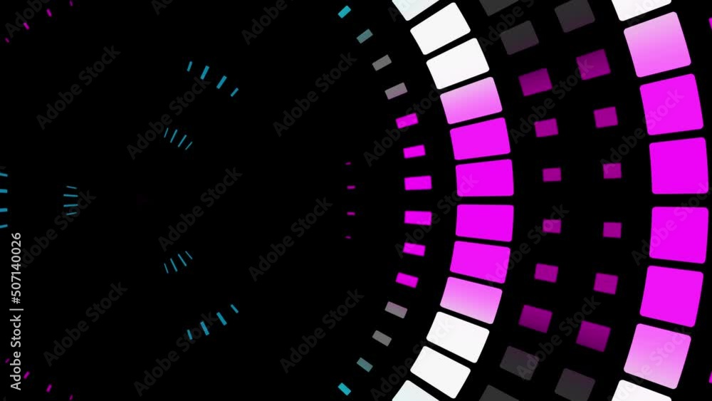 Neon concert stage Frame Animation. Modern and Trendy Neon Led Light ...