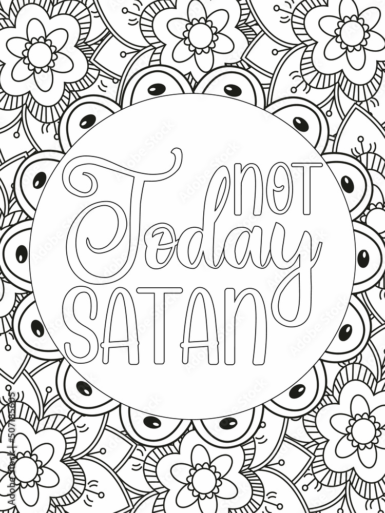 Bible Verse Coloring Pages, Christian Lettering coloring page for ...
