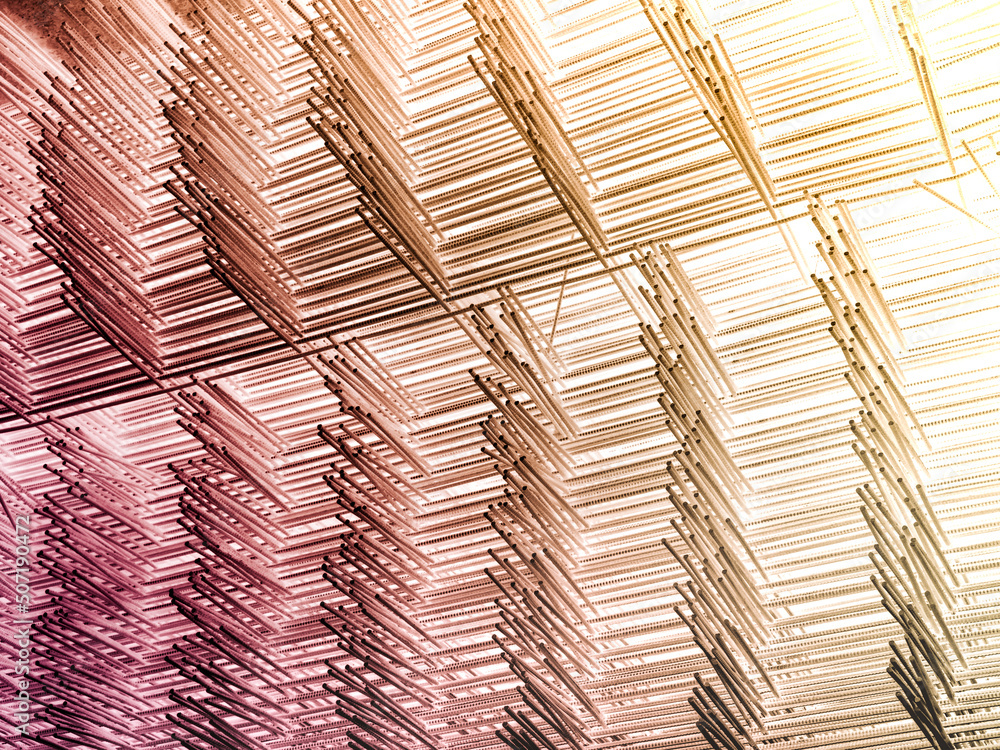 full frame background with red-yellow gradient depicting the ...