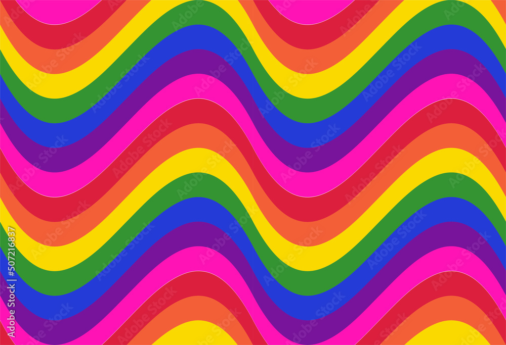 LGBT Pride Month. Seamless pattern colorful rainbow color background ...