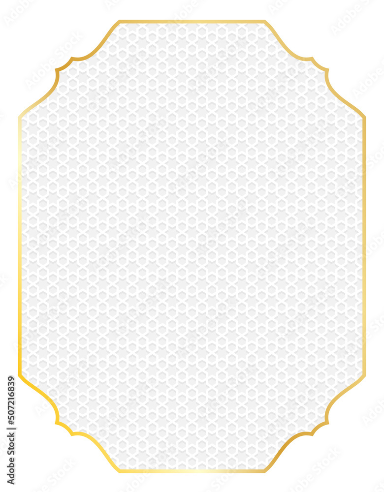 Abstract. Islamic background. Design with geometric shape white ...