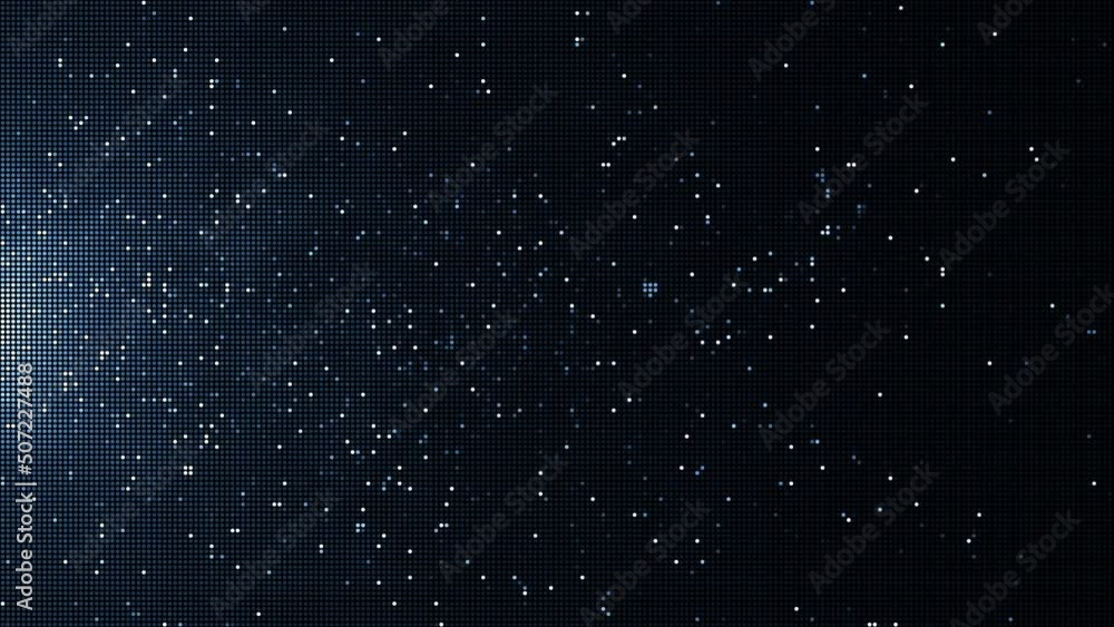 Digital particle background animation, Futuristic mysterious flowing ...