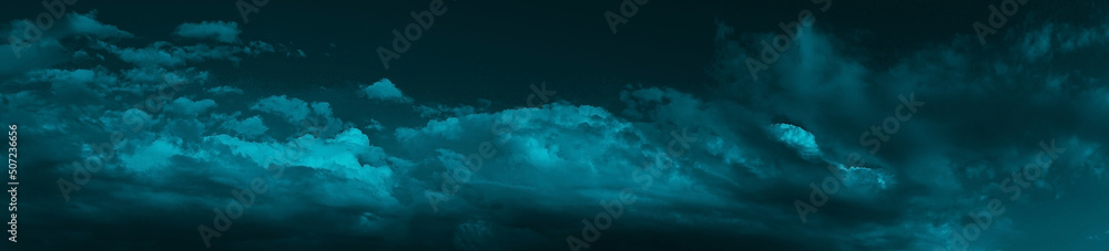 Night sky with clouds. Dark dramatic sky background with space for ...