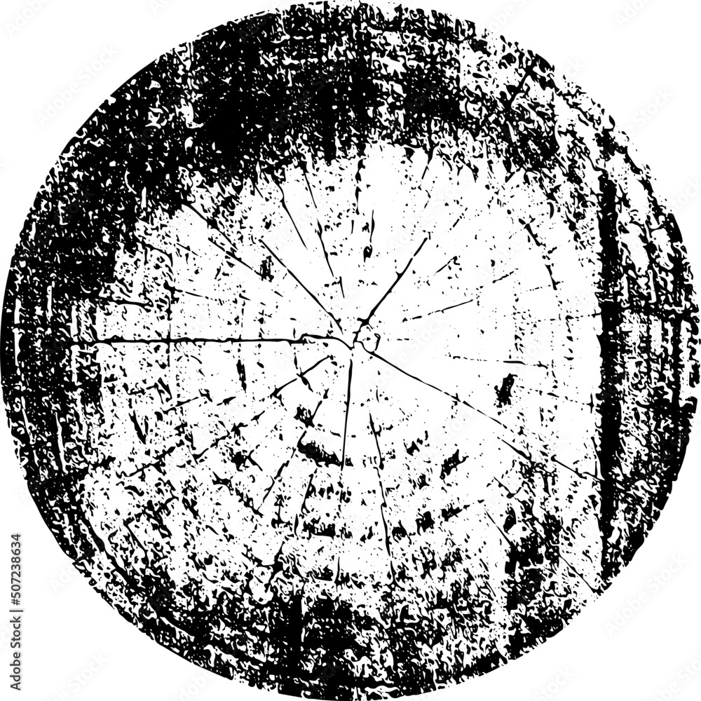 tree stump texture with a transparent background Stock Illustration ...