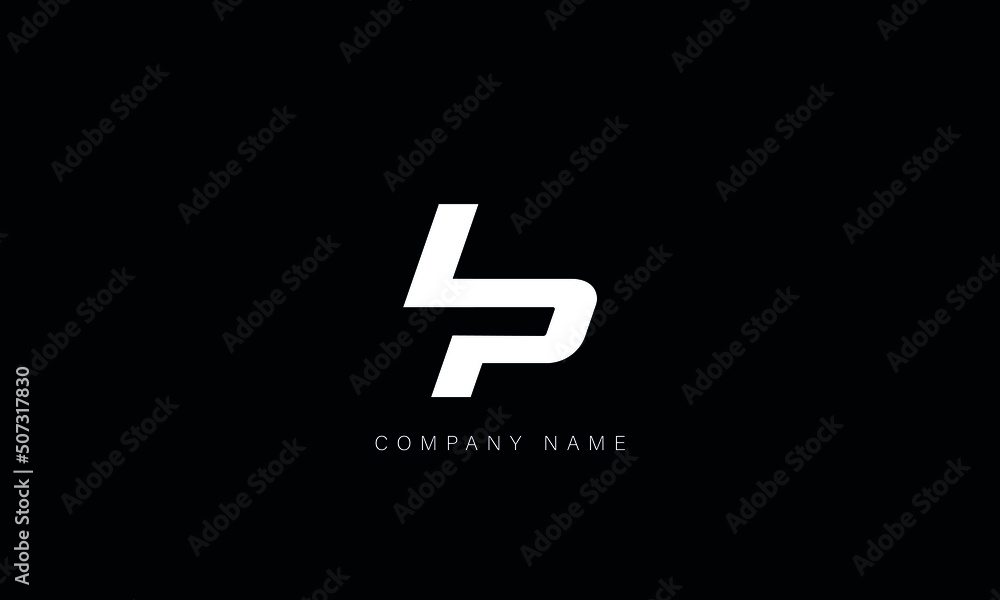 LP, PL, Abstract Letters Logo Monogram Stock Vector | Adobe Stock