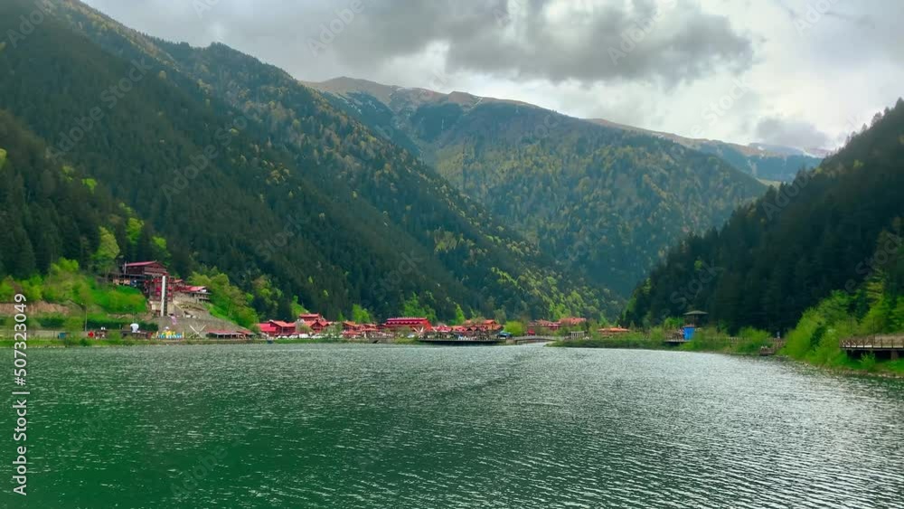 Uzungol (Long Lake) of the most beautiful tourist places in Turkey. The ...