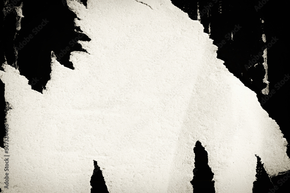 Old ripped torn grunge posters and backgrounds creased crumpled paper ...