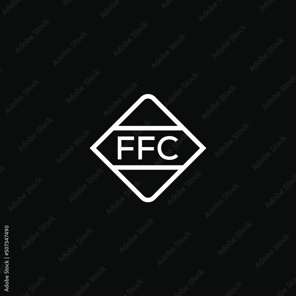 FFC letter design for logo and icon.FFC monogram logo.vector ...