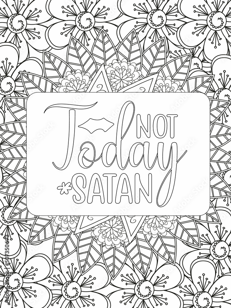 Bible Verse Coloring Pages, Christian Lettering coloring page for ...