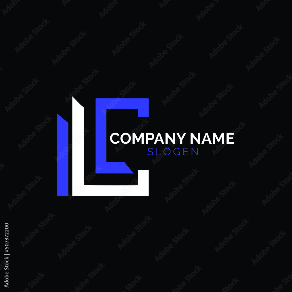 initial letter lc logo vector concept element Stock Vector | Adobe Stock