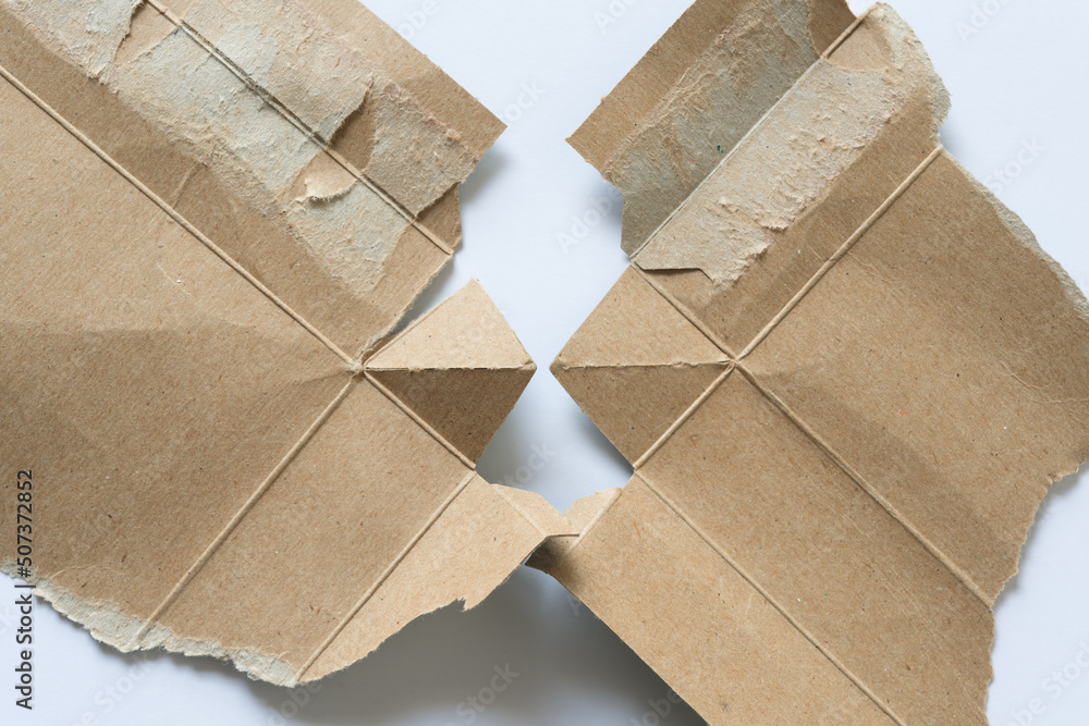 flattened cardboard box Stock Photo | Adobe Stock