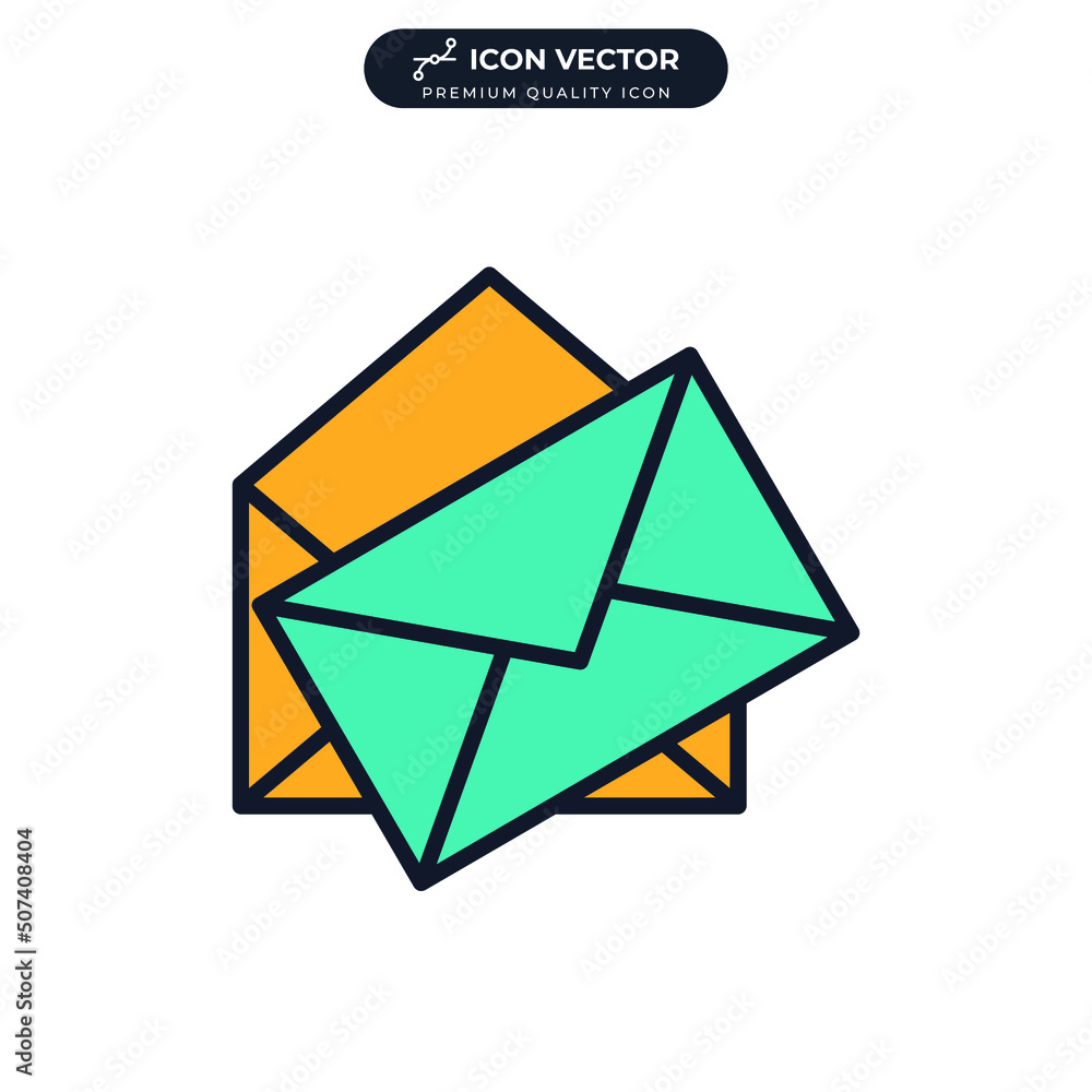 email icon symbol template for graphic and web design collection logo ...