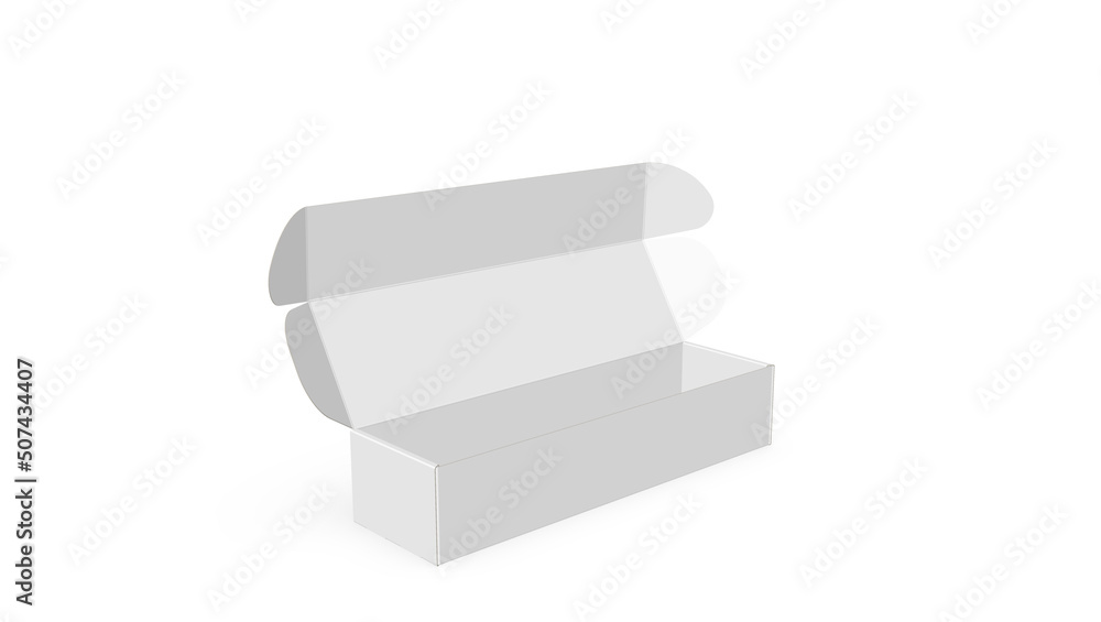 Mailer box, 3d images for mockup Stock Illustration | Adobe Stock