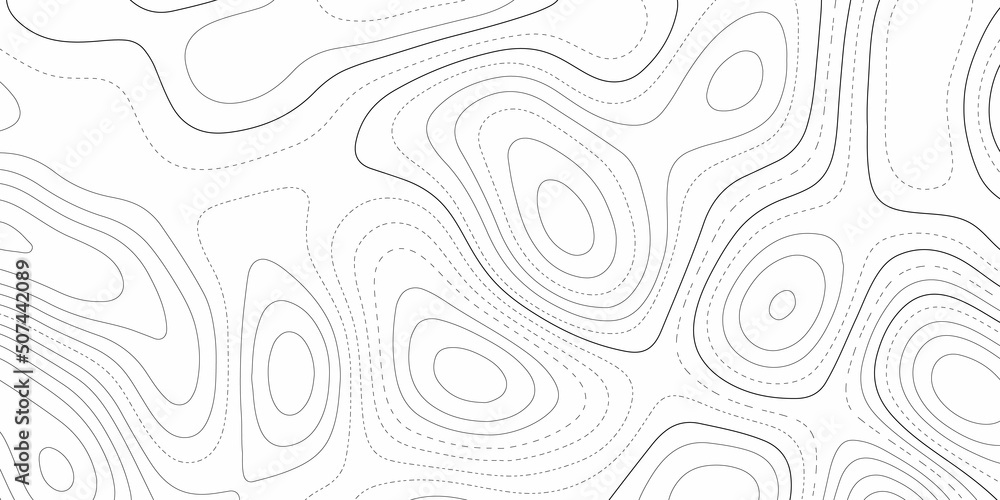Retro topographic map. Geographic contour map. Abstract outline grid ...