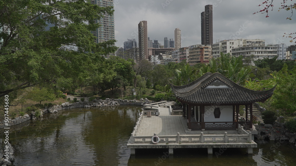 Kowloon Walled City Park is now a beautiful garden featuring preserved ...