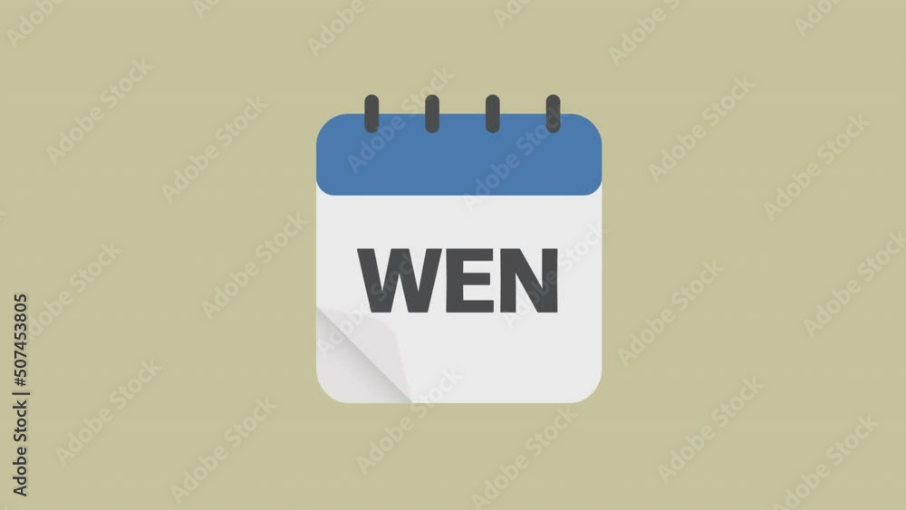 Wednesday. Days of the week. Message. Motivation. Reminder. Handwritten ...