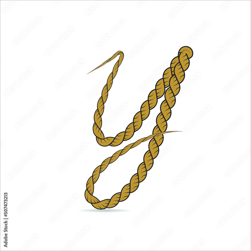 Y Letter Logo concept Illustration of hand-drawn capital letters ...