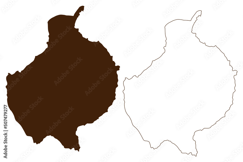 Rabida island (Republic of Ecuador, Pacific Ocean, Latin or South ...