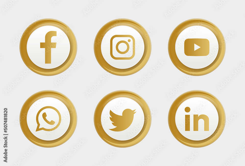 Facebook Twitter Icon Circle