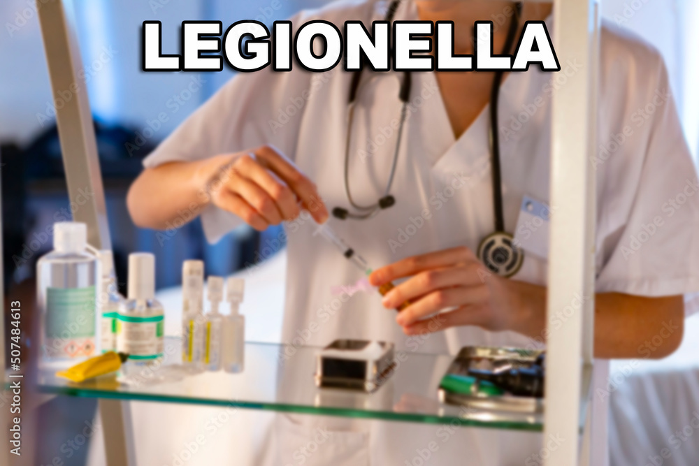 Legionella. Legionella bacteria (Legionella pneumophila). Febrile ...
