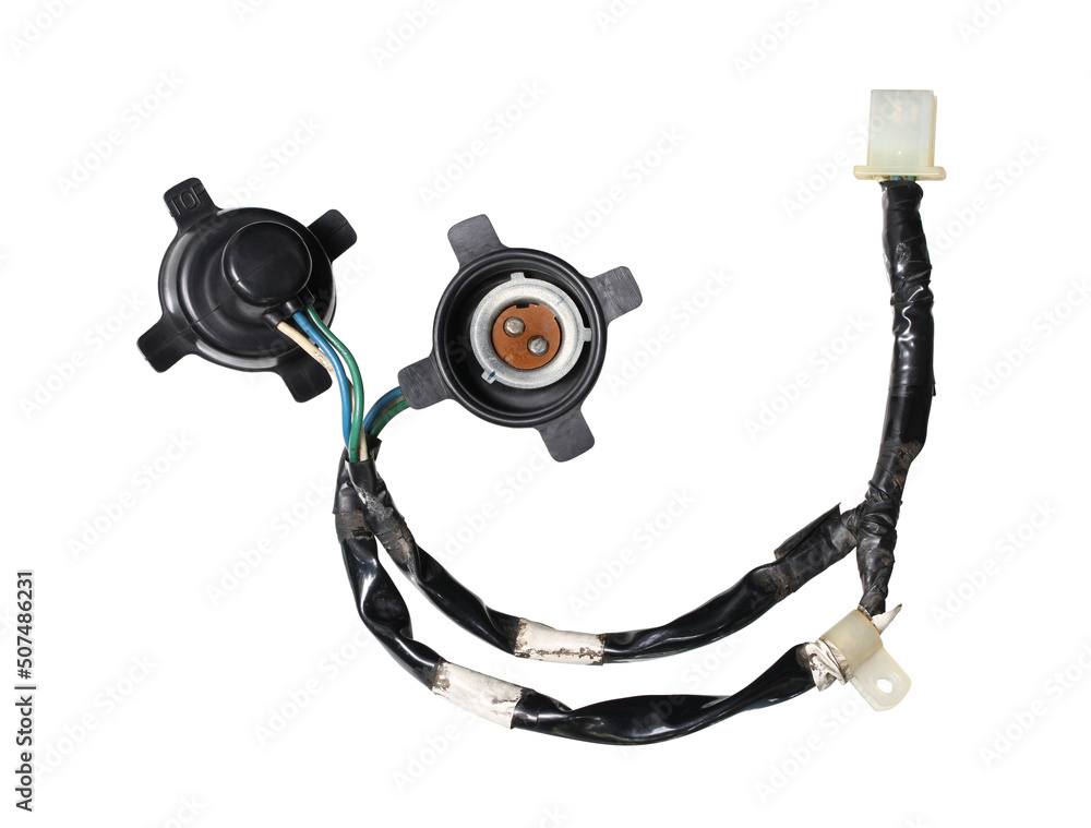 Car light base, bulb socket, lamp holder, adapter base connector wiring ...