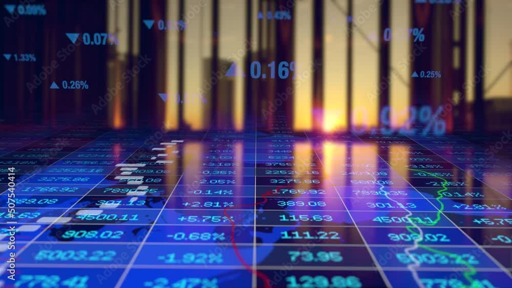 Sales Investment Data Showing Growth Profits Numbers Charts Stock ビデオ ...