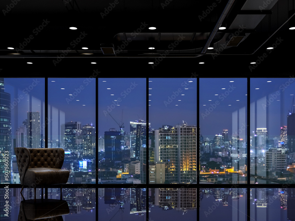 Skyscraper Night Render