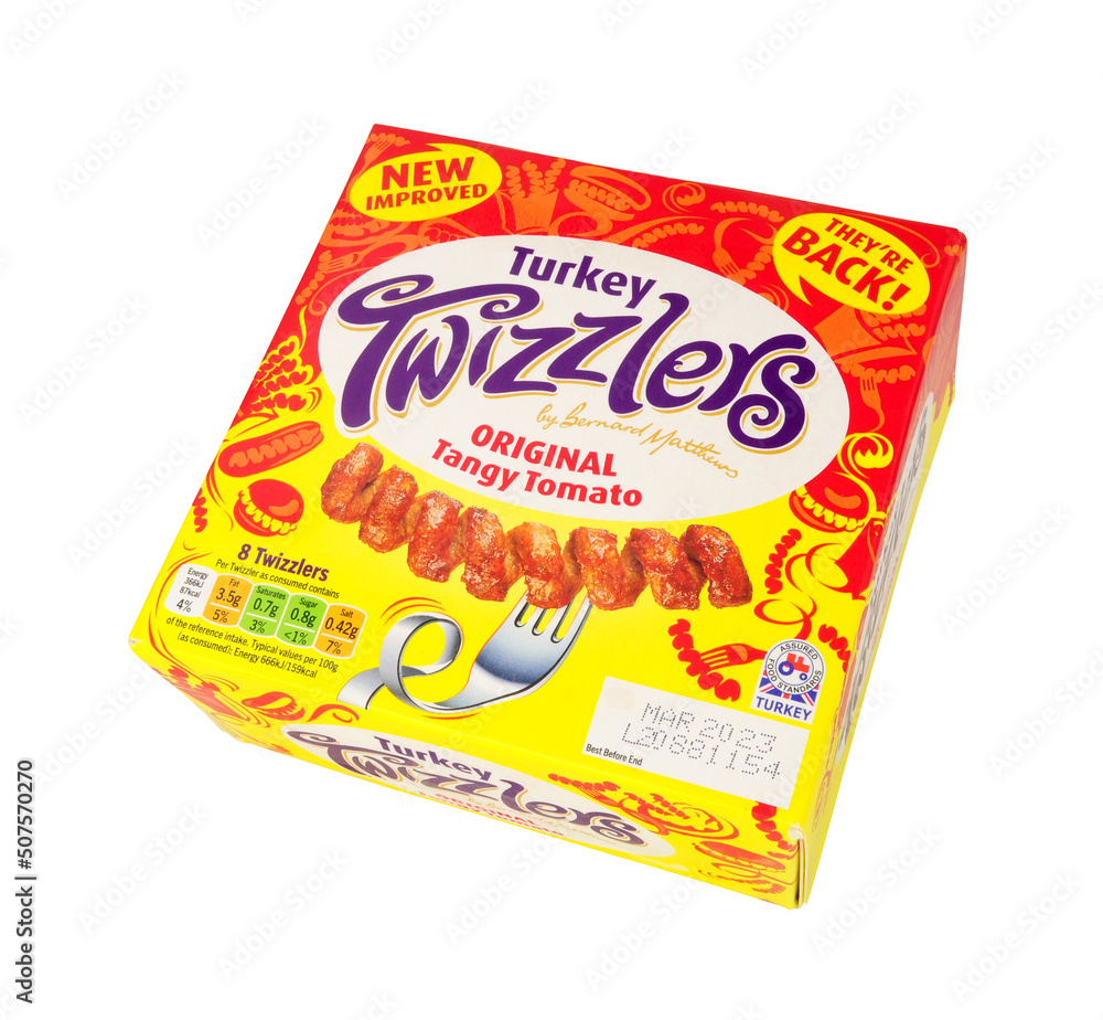 Bernard Mathews new improved original tangy tomato turkey twizzlers ...