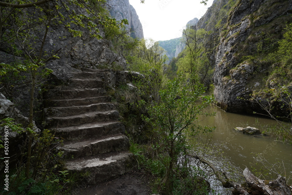 view on mountains and landscape called Cheile Turzii, Romania - Europe ...