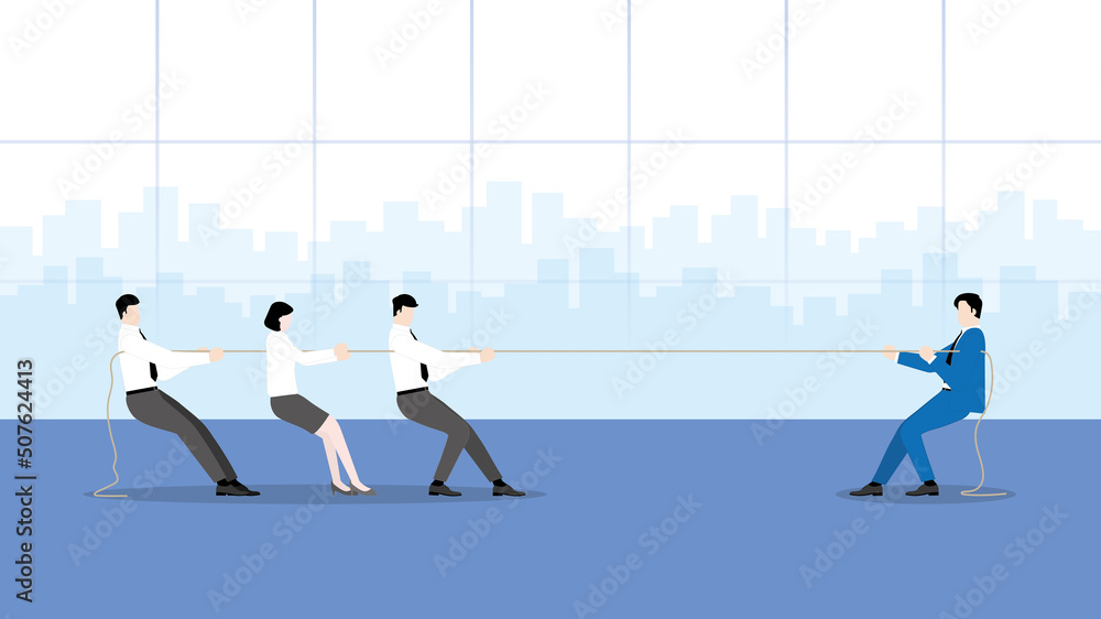 Business competition, Disagreement, and Conflict in an office workplace ...