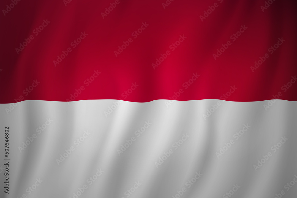 epic realistic Indonesia flag red white background Stock Vector | Adobe ...