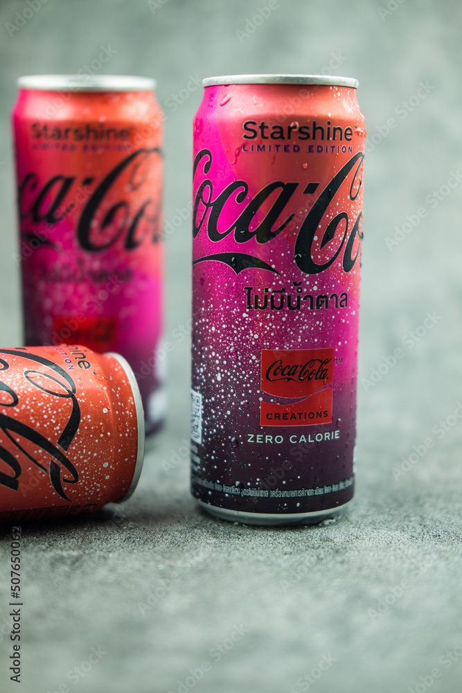 Samut Prakan, Thailand - May 29, 2022 : Coca-Cola Starshine, limited ...
