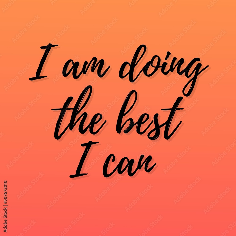 I am doing the best positive self love mental health affirmation card ...