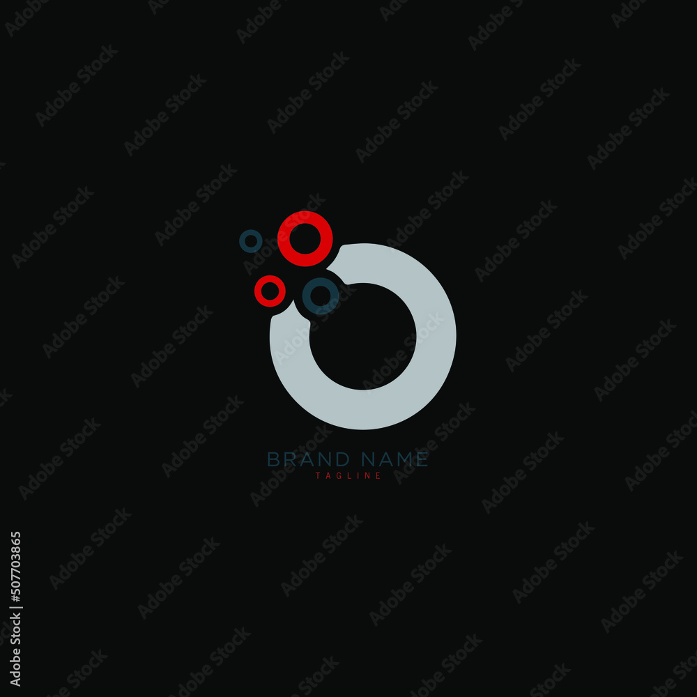Alphabet letter Initial O , OO logo vector design, minimal, innovative ...