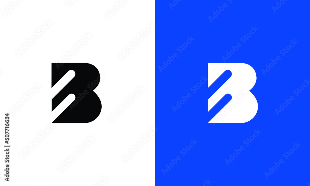 Professional and Minimalist Letter B Logo Design, Editable in Vector ...