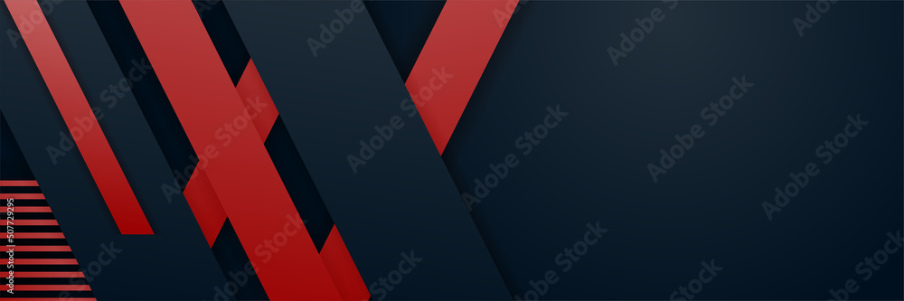 Black and red abstract banner background Stock Vector | Adobe Stock