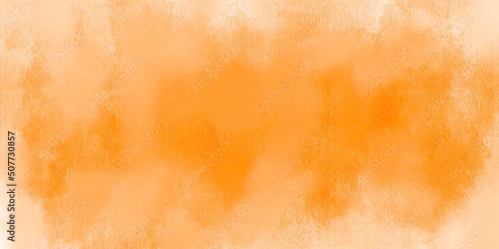 Abstract Orange Watercolor Background Texture Stock Illustration